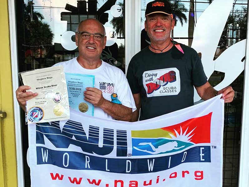 Diver Stephen gets his SCUBA duck! - Diving With Doug